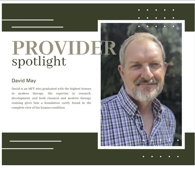 May Provider Spotlight: David May - Spruce Canyon Wellness